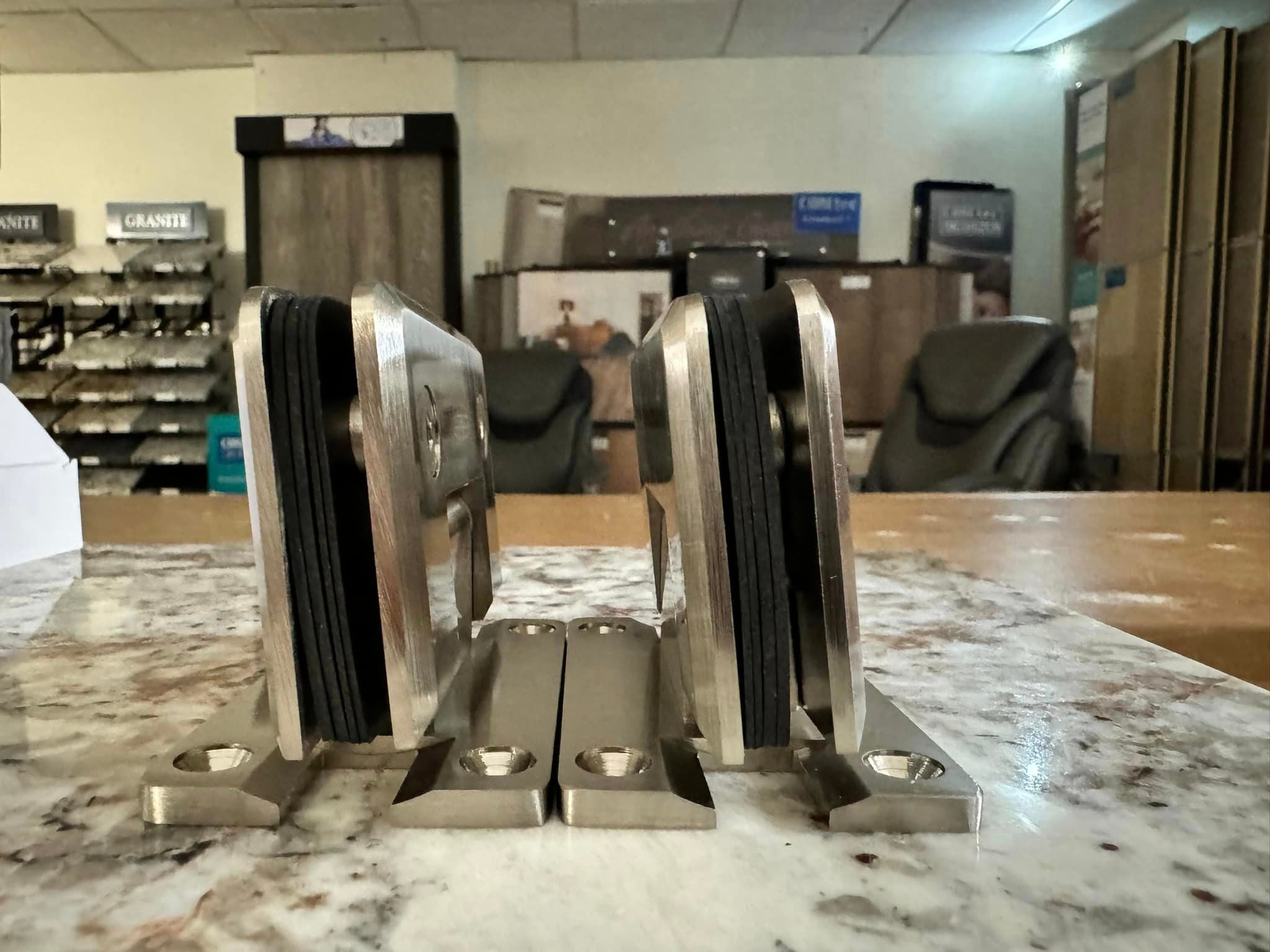 Hinge Kit, Positive Close, Brushed Nickel – Raleigh Tile