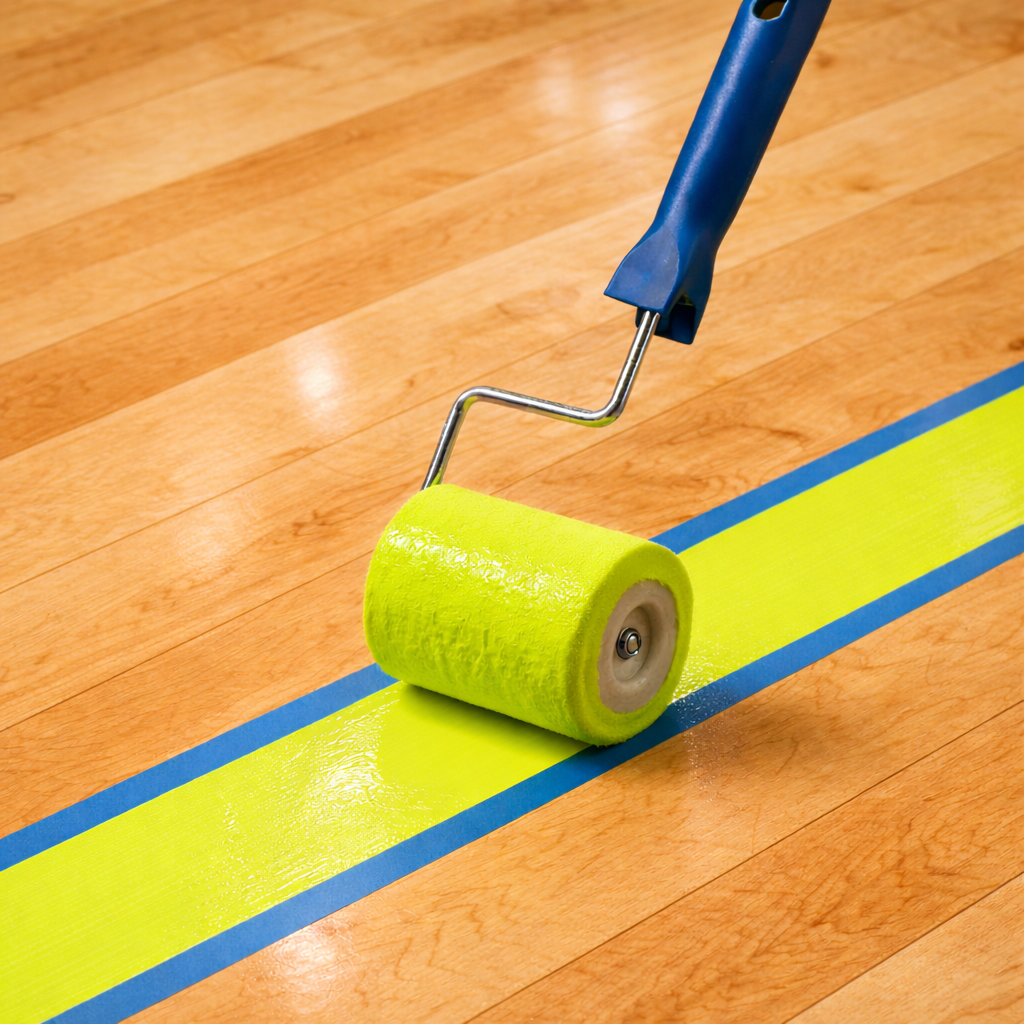 Neon Yellow Game Line Paint – Raleigh Tile